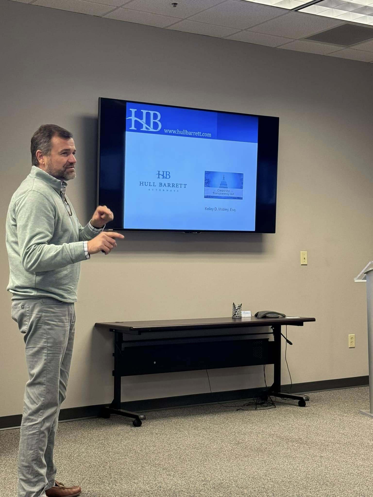 Attorney Kelley D. Mobley Presents on Corporate Transparency Act at ...